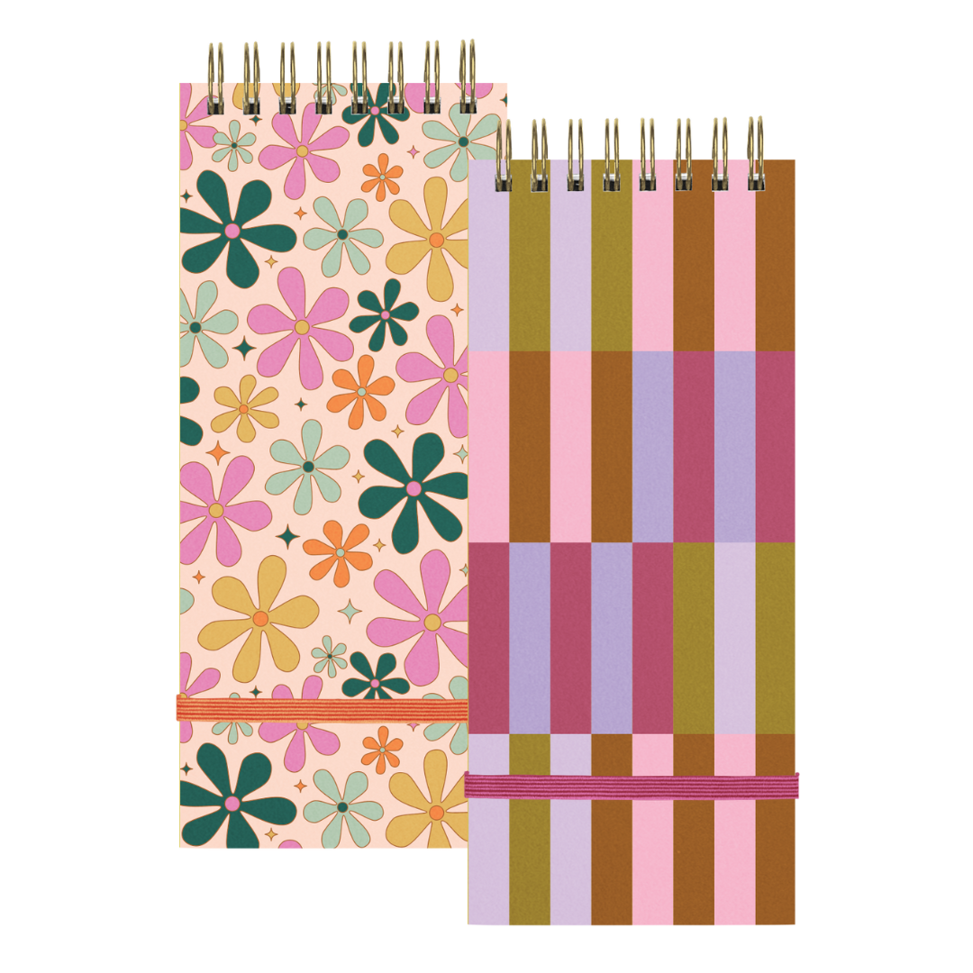 Talking Out Of Turn Small Taskpads | Floral & Stripe Designs
