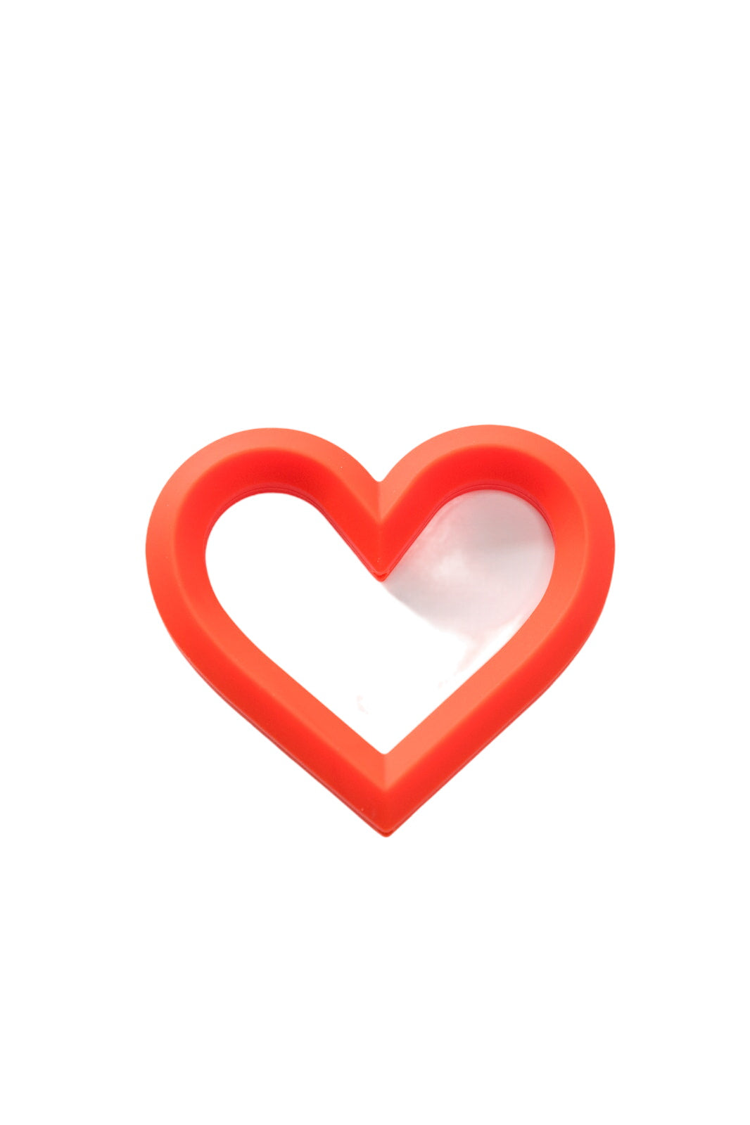 Heart Teether – Red Silicone Baby Teether | Babeehive Goods