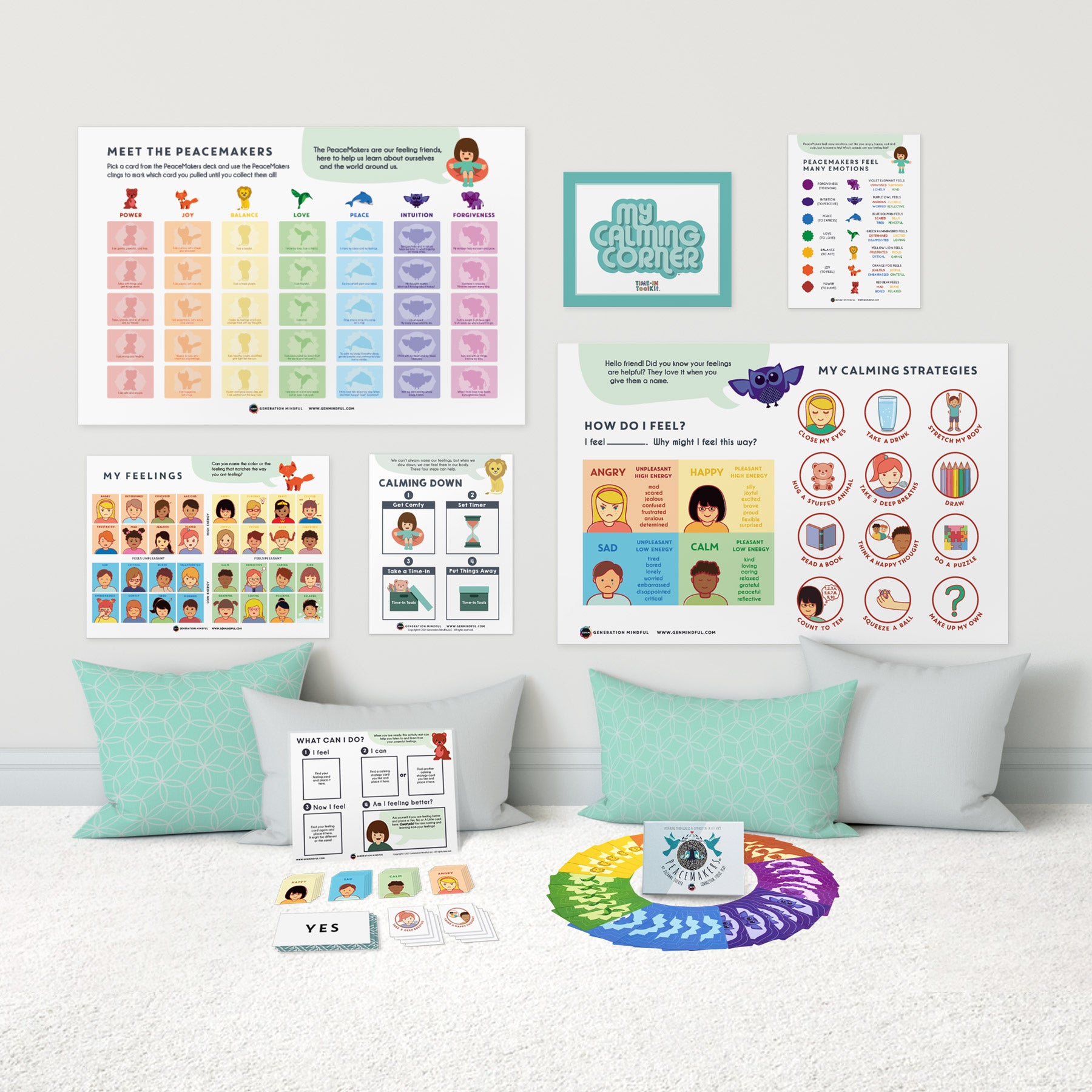 Time-In Toolkit – Emotional Learning Cards & Posters | Generation Mindful