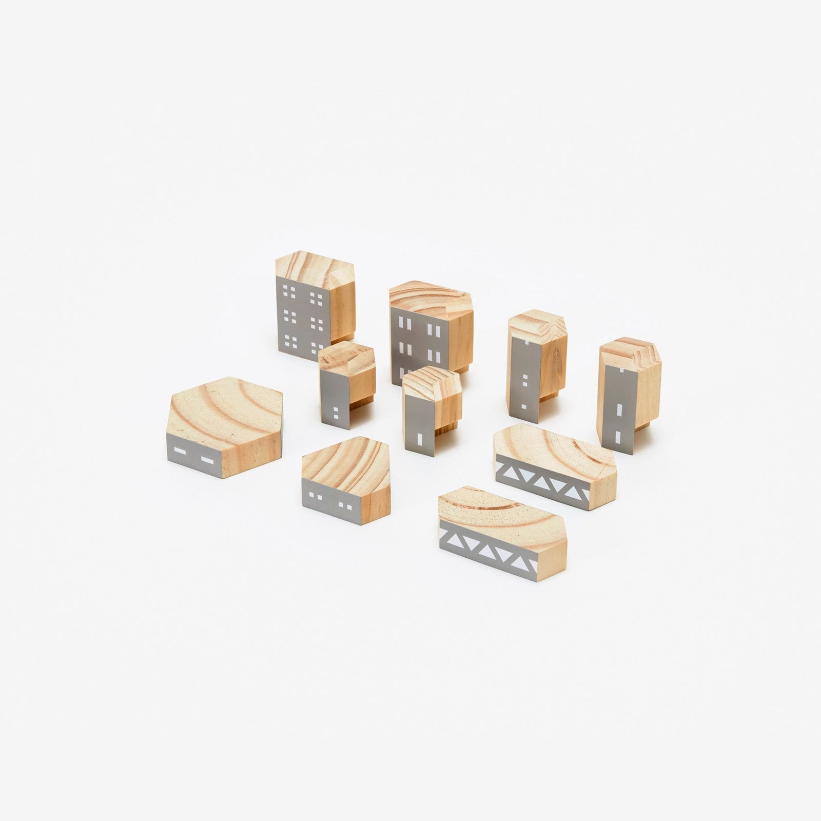 Areaware Blockitecture® Wooden Building Blocks Set for Kids