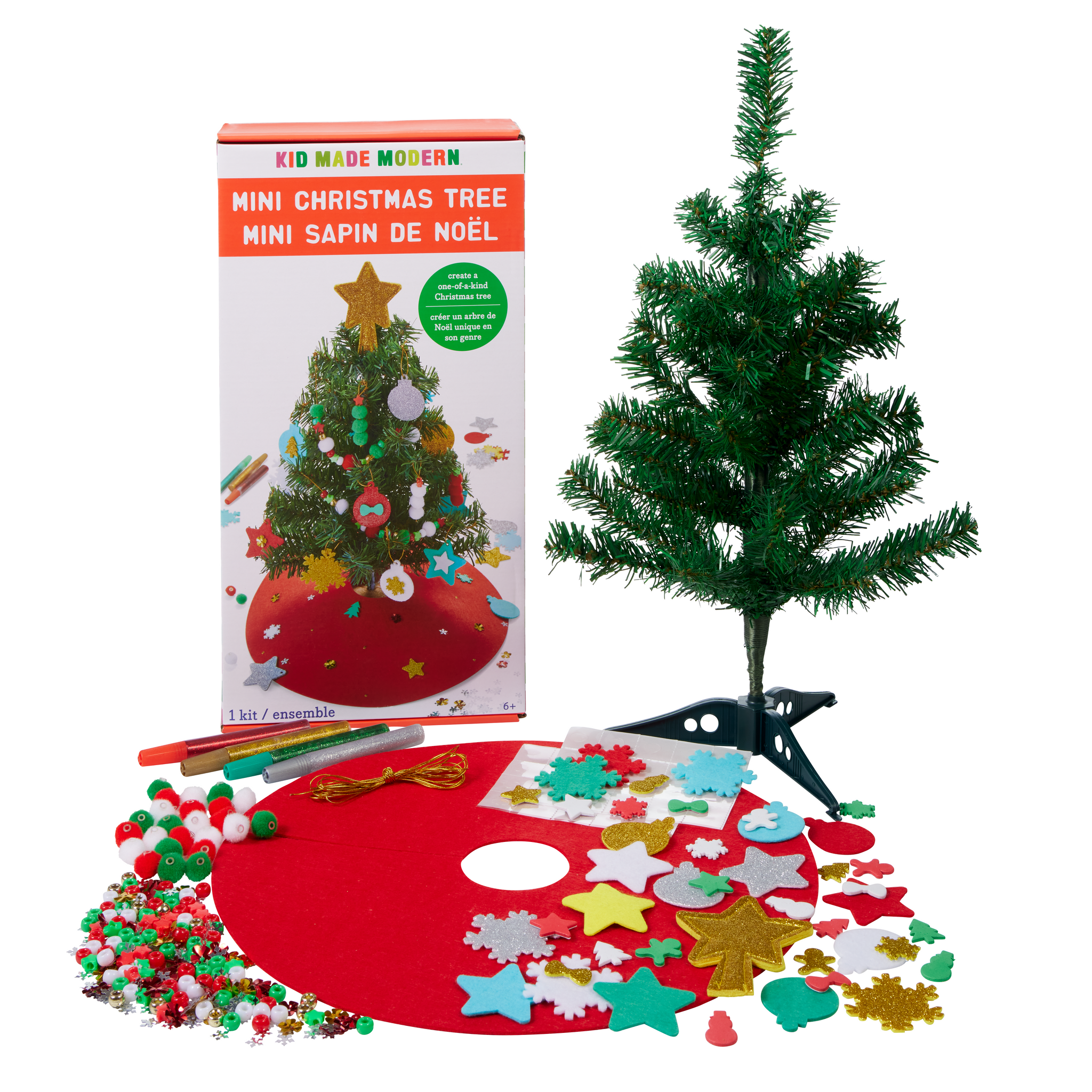 Kid Made Modern Mini Christmas Tree Craft Kit