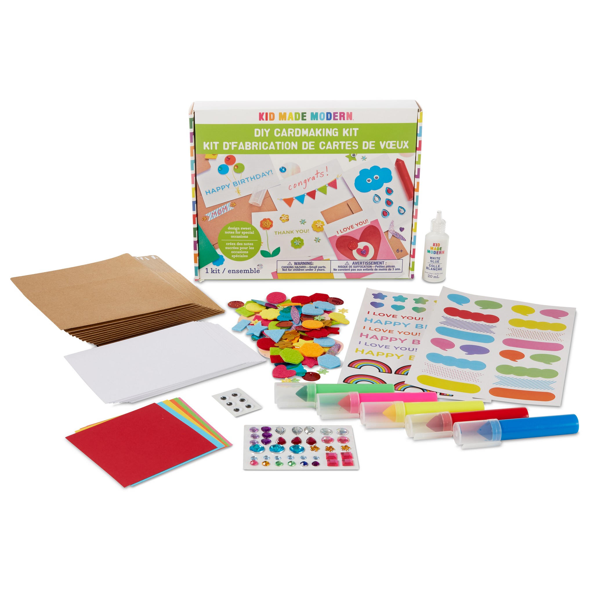 Kid Made Modern DIY Card Making Kit - Creative Craft Supplies