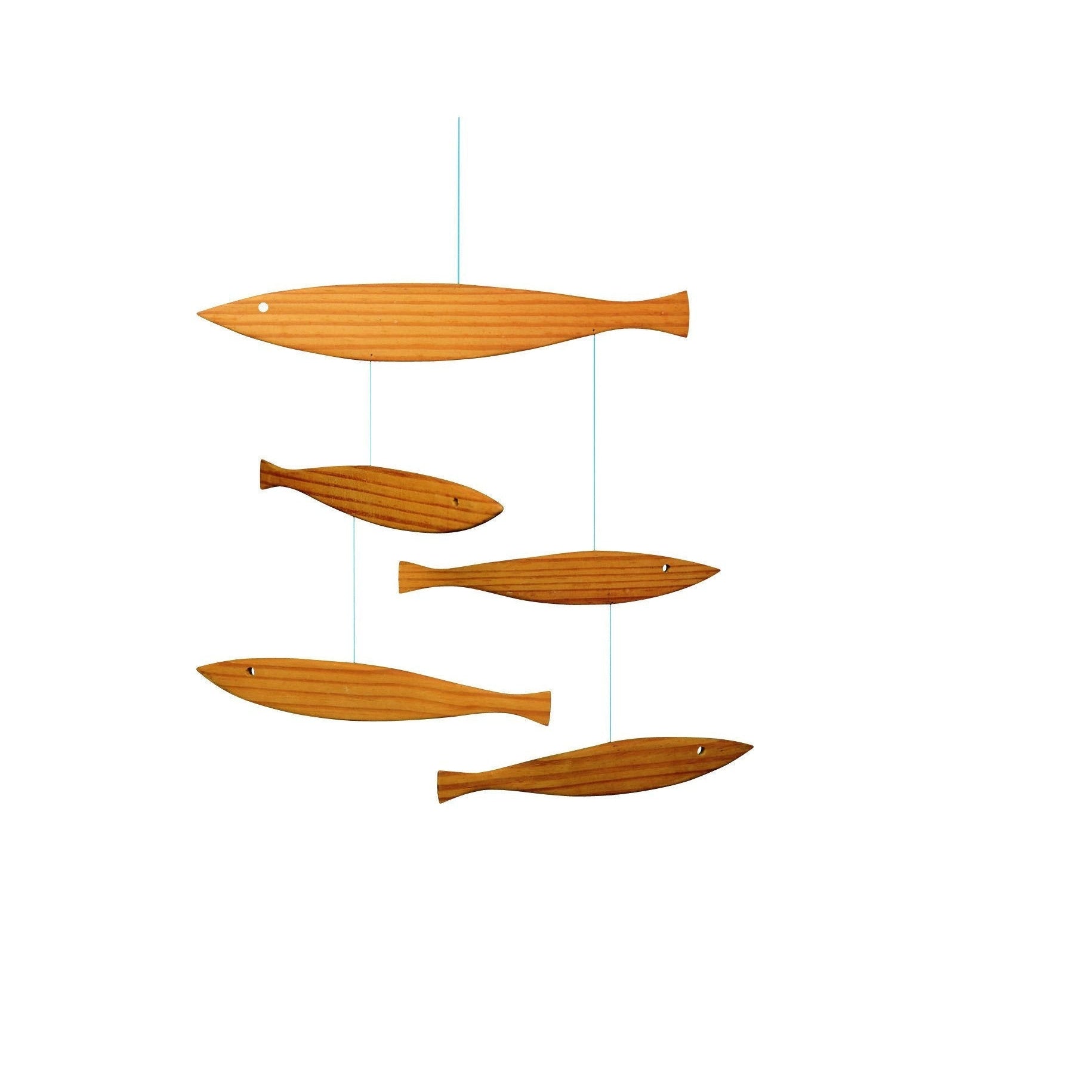 Flensted Floating Fish Mobile – Wooden Nursery Decor