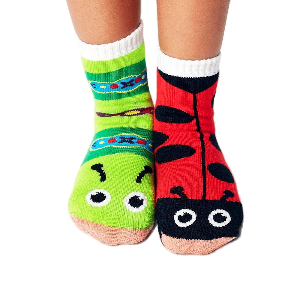 Kids Socks – Ladybug & Caterpillar Print, Colorful Crew | Pals Socks