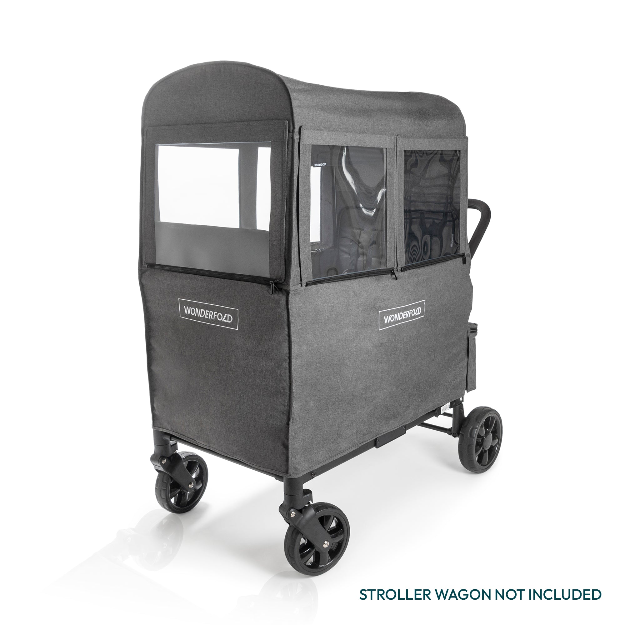 Wonderfold Wagon Wind Cover – Grey Weather Protection, W Series